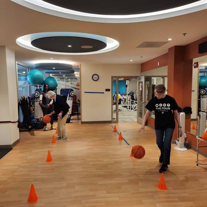 Basketball Slalom Challenge - Residences at Vantage Point