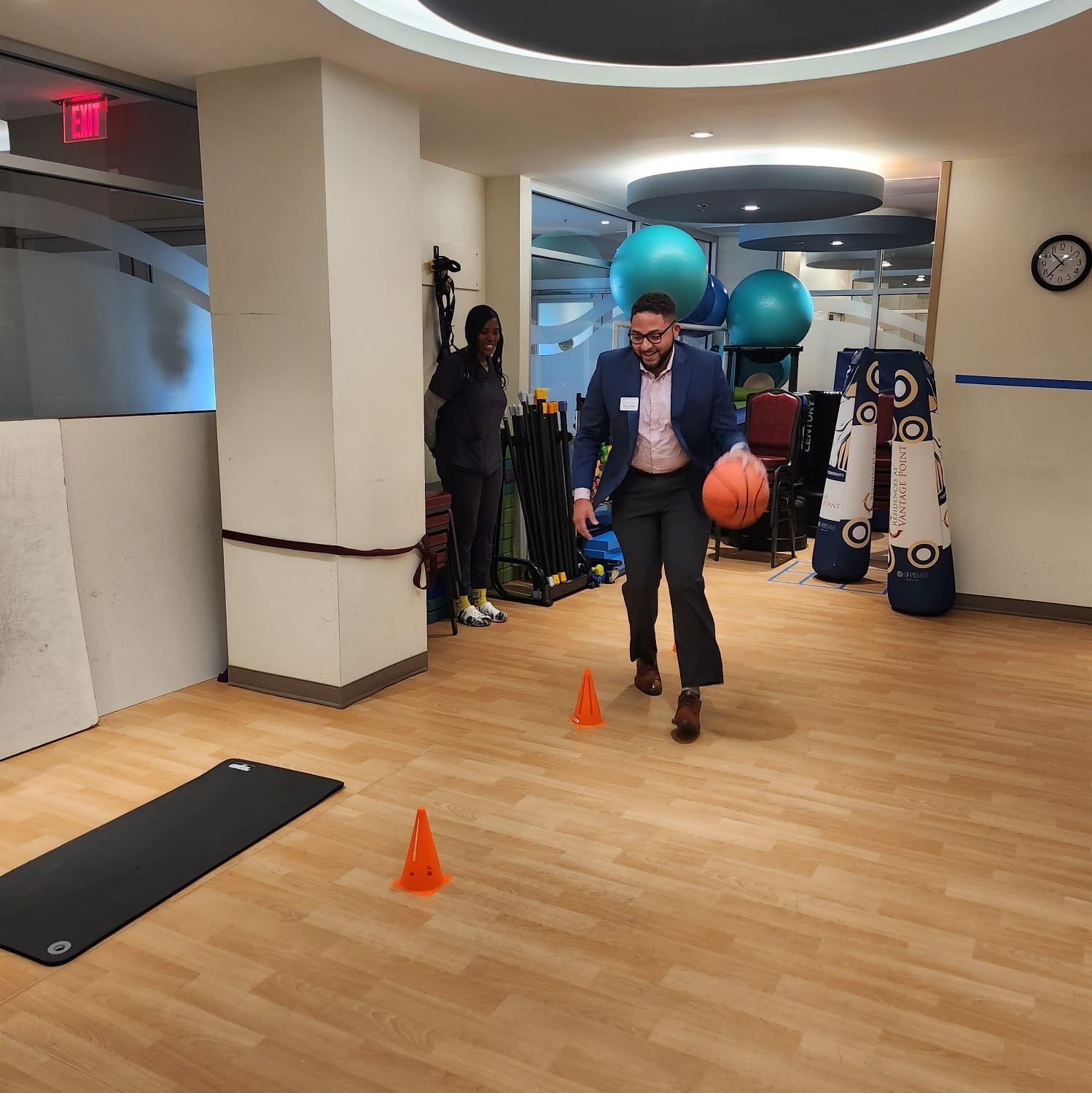 Basketball Slalom Challenge - Residences at Vantage Point